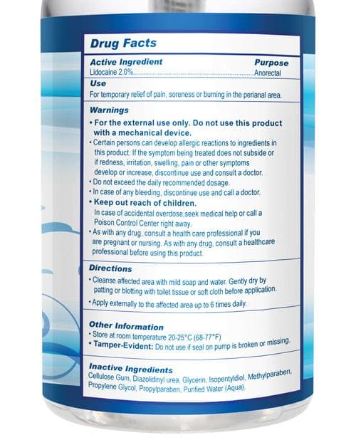 Cleanstream Relax Desensitizing Anal Lube 4 Oz The Happy Wife™